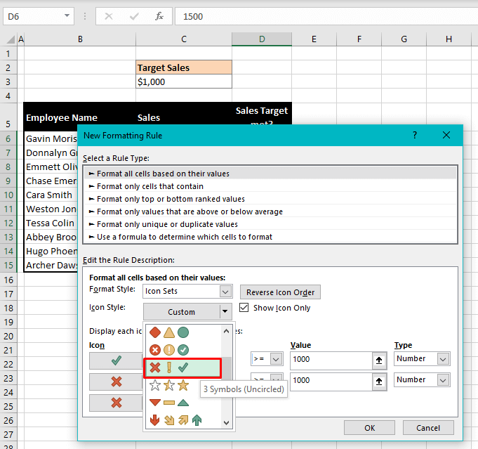 How To Insert a Checkmark Symbol In Excel | LaptrinhX