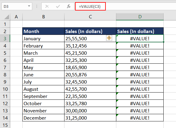 Excel VALUE Function – How To Use
